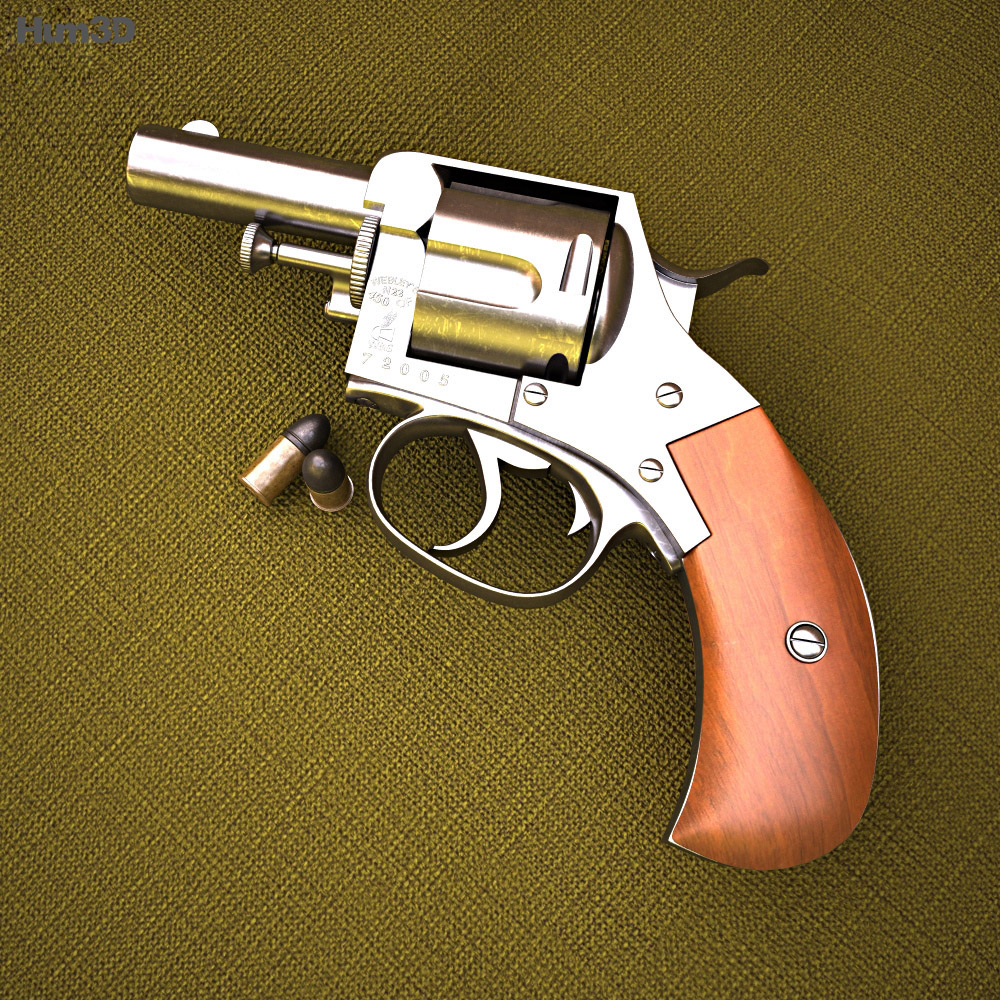 Revólver Webley British Bull Dog Modelo 3D - Descargar Revólver on ...