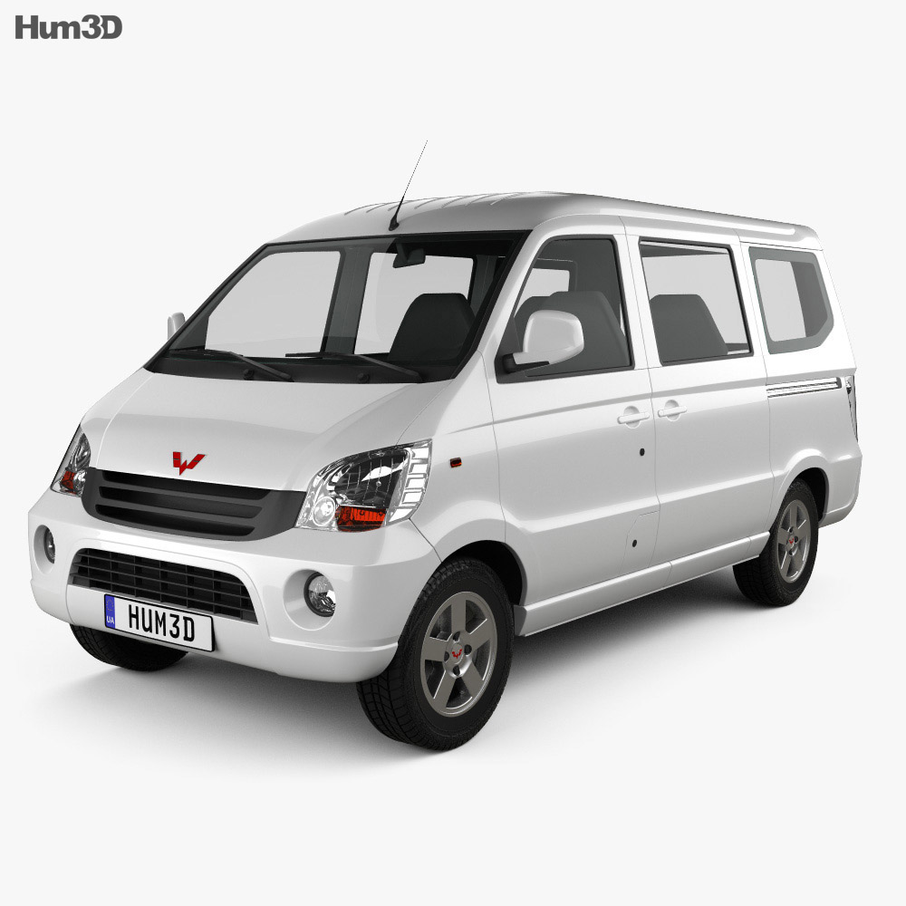 Wuling Sunshine 2014 3D model - Download Van on 3DModels.org
