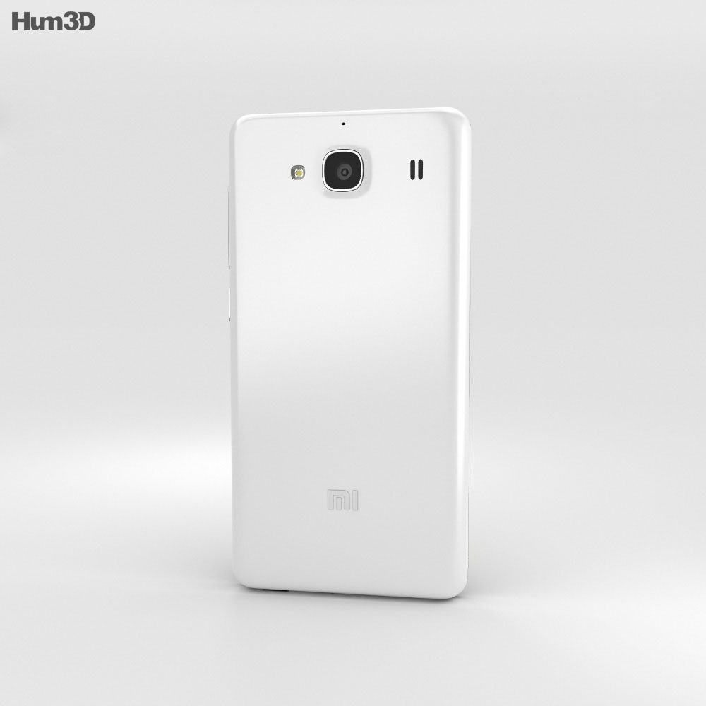 Xiaomi Redmi 2 White 3D model - Download Phones on 3DModels.org