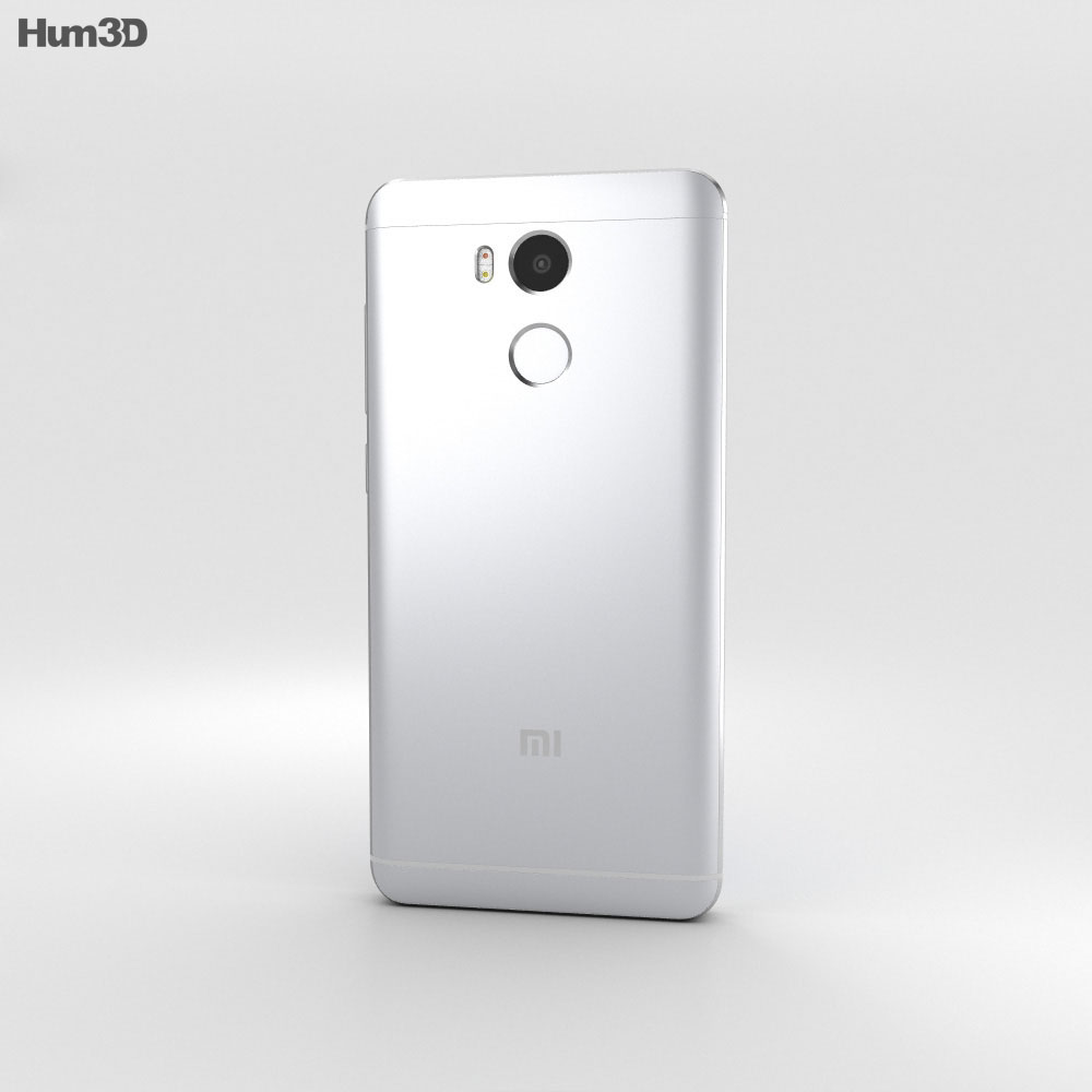 Xiaomi Redmi 4 Prime Silver 3D model - Download Phones on 3DModels.org