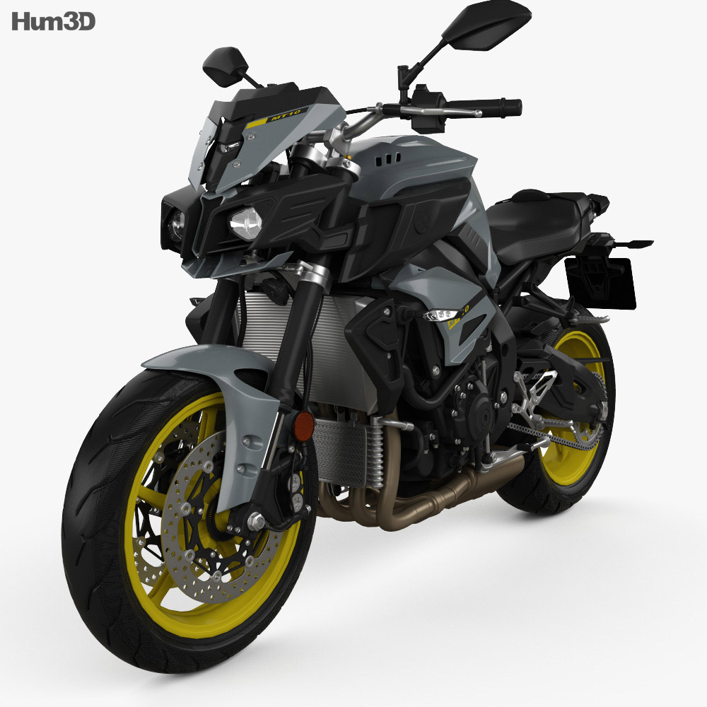 Yamaha MT-10 2016 3D model - Download Motorcycle on 3DModels.org
