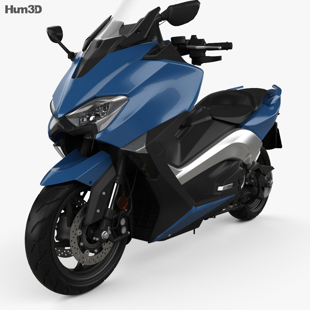 Yamaha TMAX 2017 3D model - Download Motorcycle on 3DModels.org