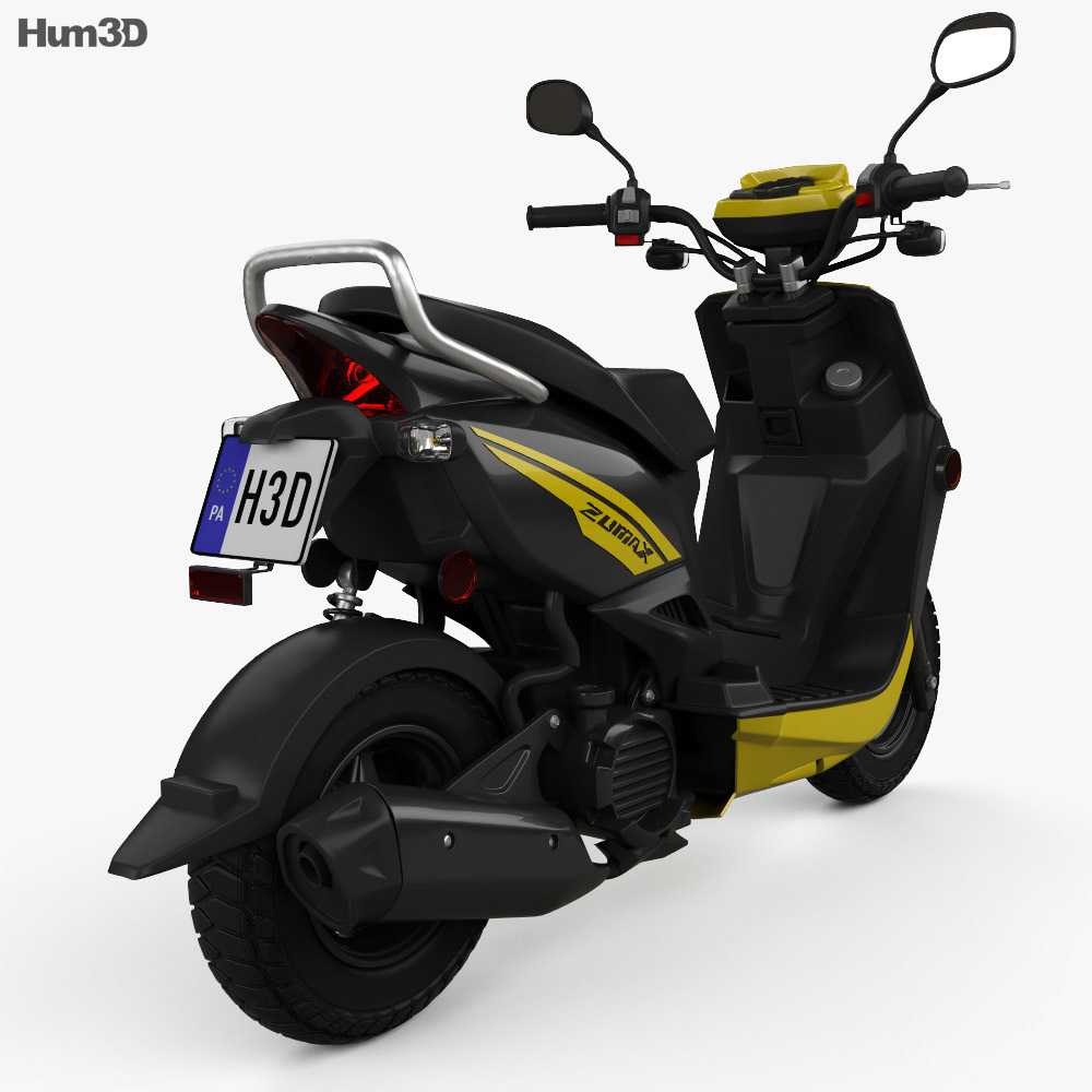 Yamaha Zuma 50 FX 2013 3D model - Download Motorcycle on 3DModels.org