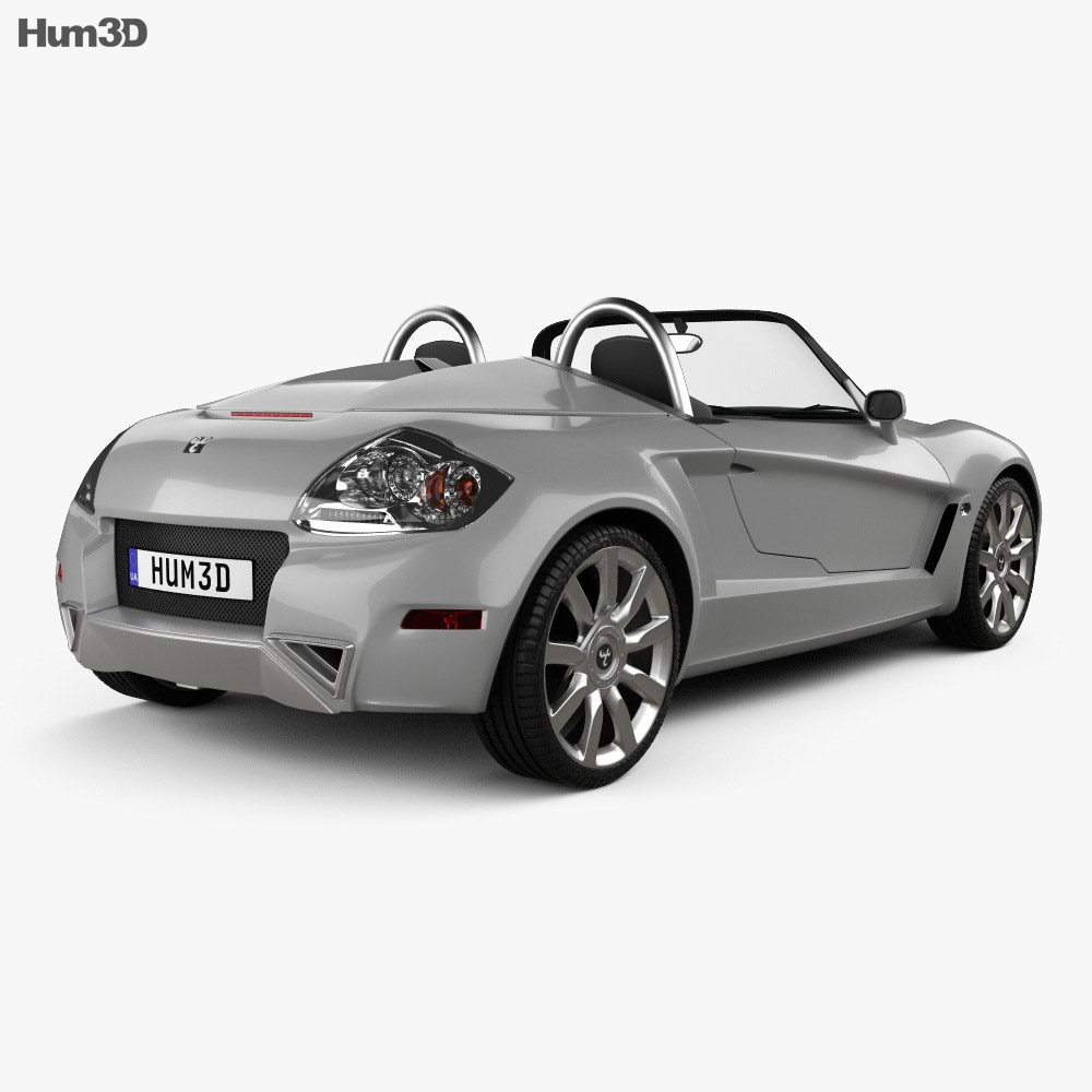 YES! Roadster 3.2 2014 3D model - Download Sports car on 3DModels.org