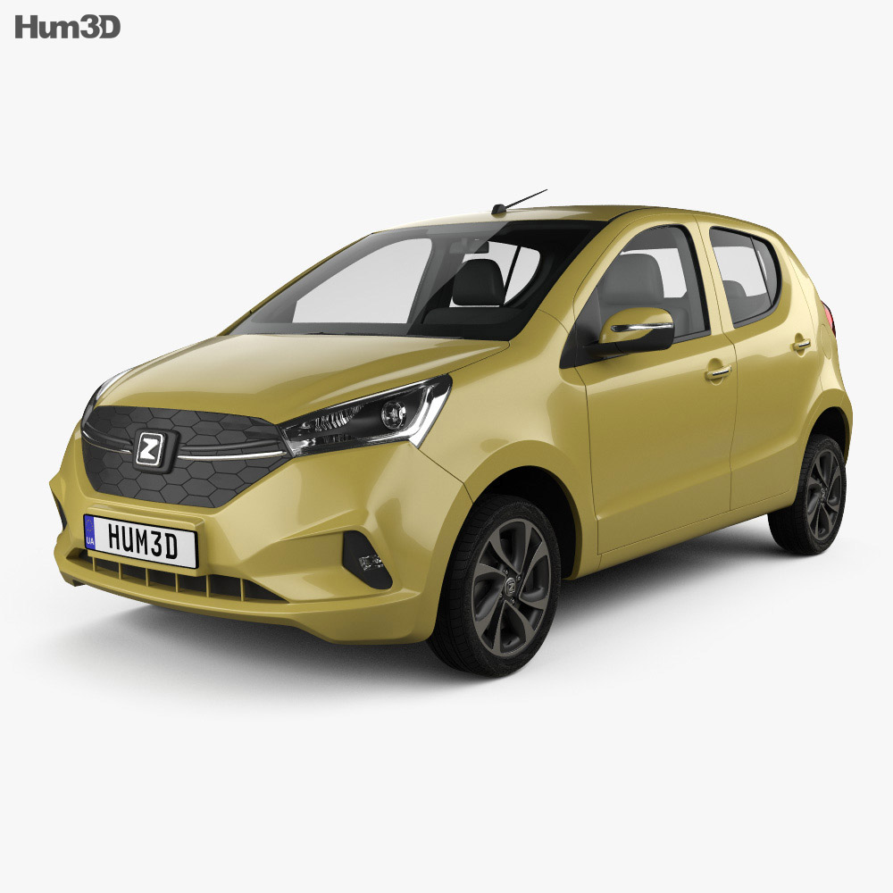 Zotye Yun100 Plus 2020 3D model - Download Hatchback on 3DModels.org