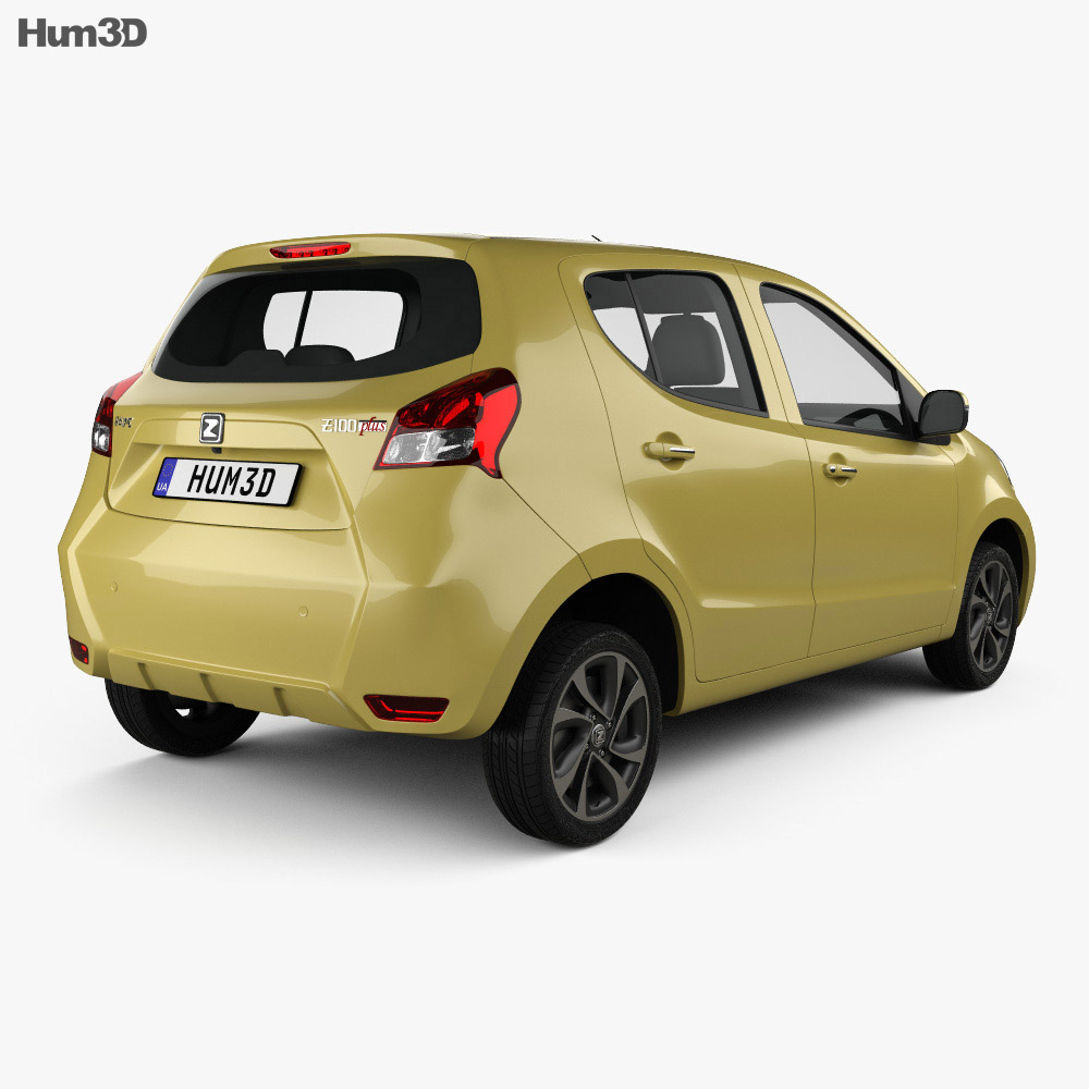 Zotye Yun100 Plus 2020 3D model - Download Hatchback on 3DModels.org