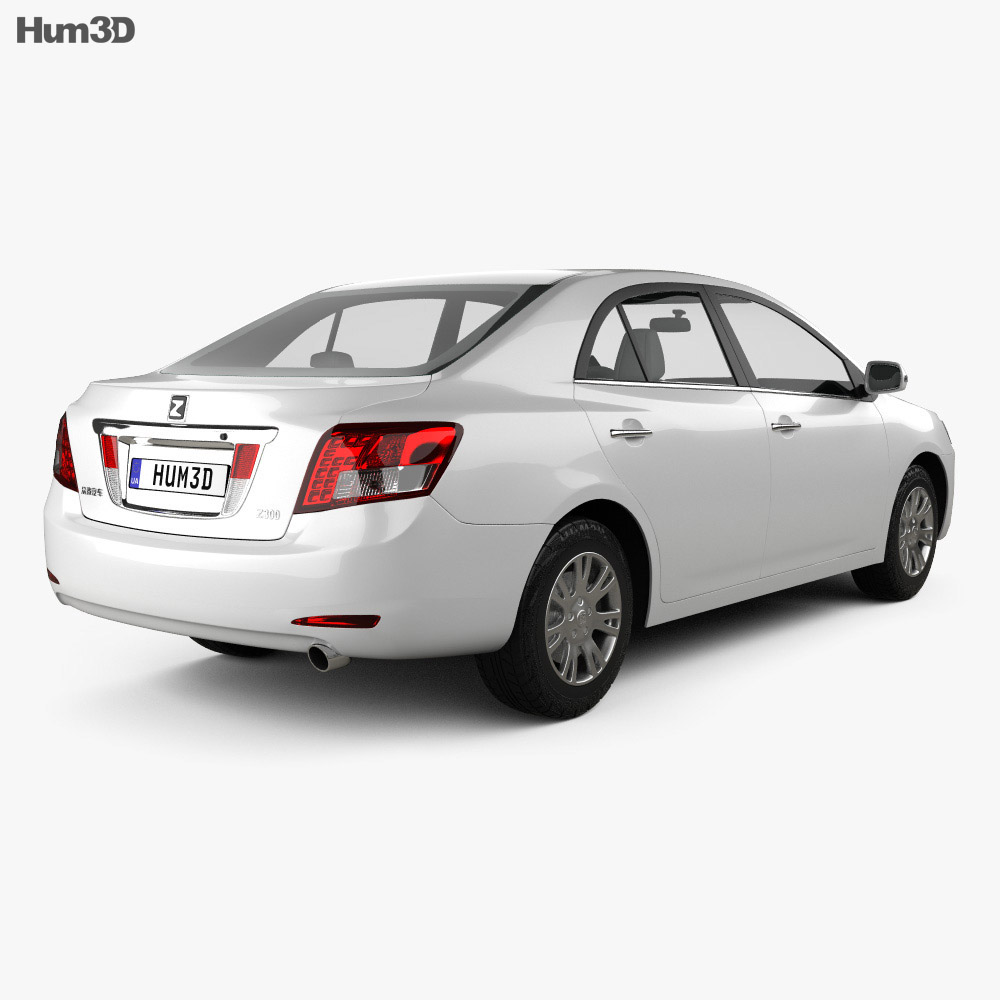 Zotye Z300 2016 3D model - Download Sedan on 3DModels.org
