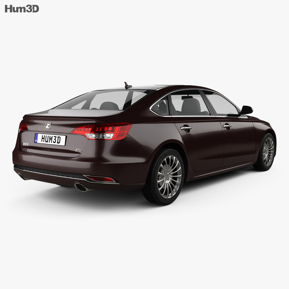 Zotye Z700 2018 3D model - Download Sedan on 3DModels.org